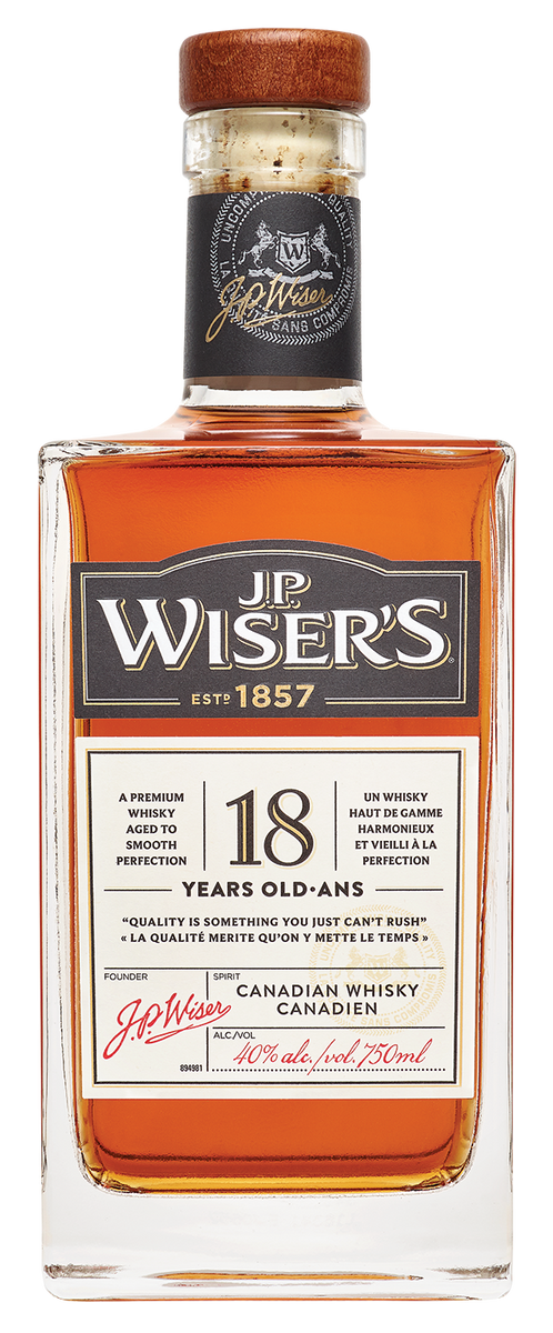 J.P. Wiser's 18 Year Old Canadian Whisky – JP Wiser's Experience